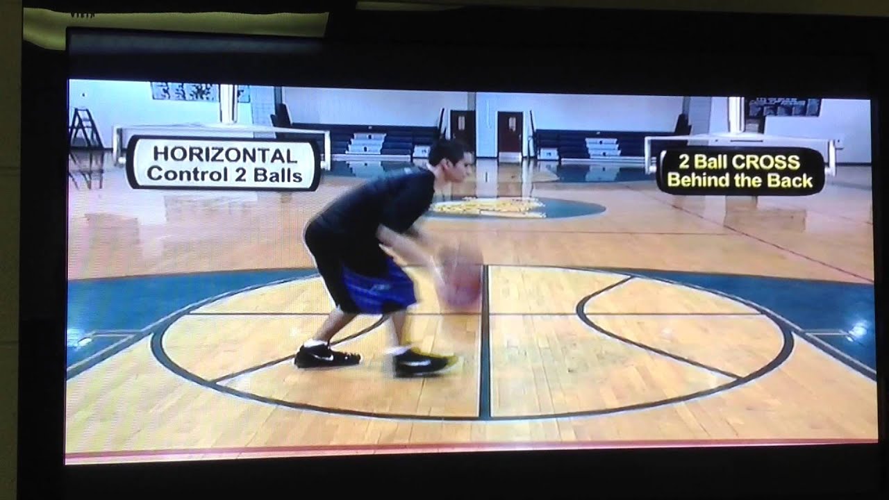 Two Ball Cross 'em Behind the Back - YouTube