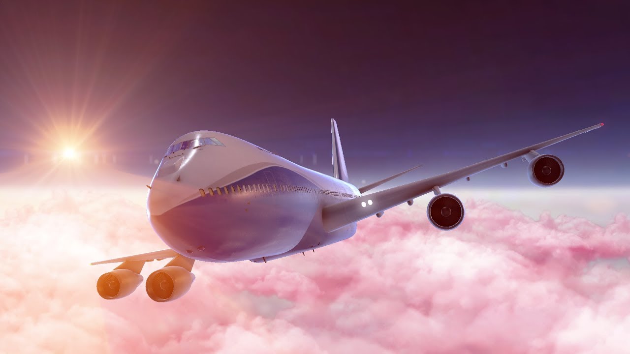 plane flying through the air ( Joakyn Motion Graphic Designer ) - YouTube