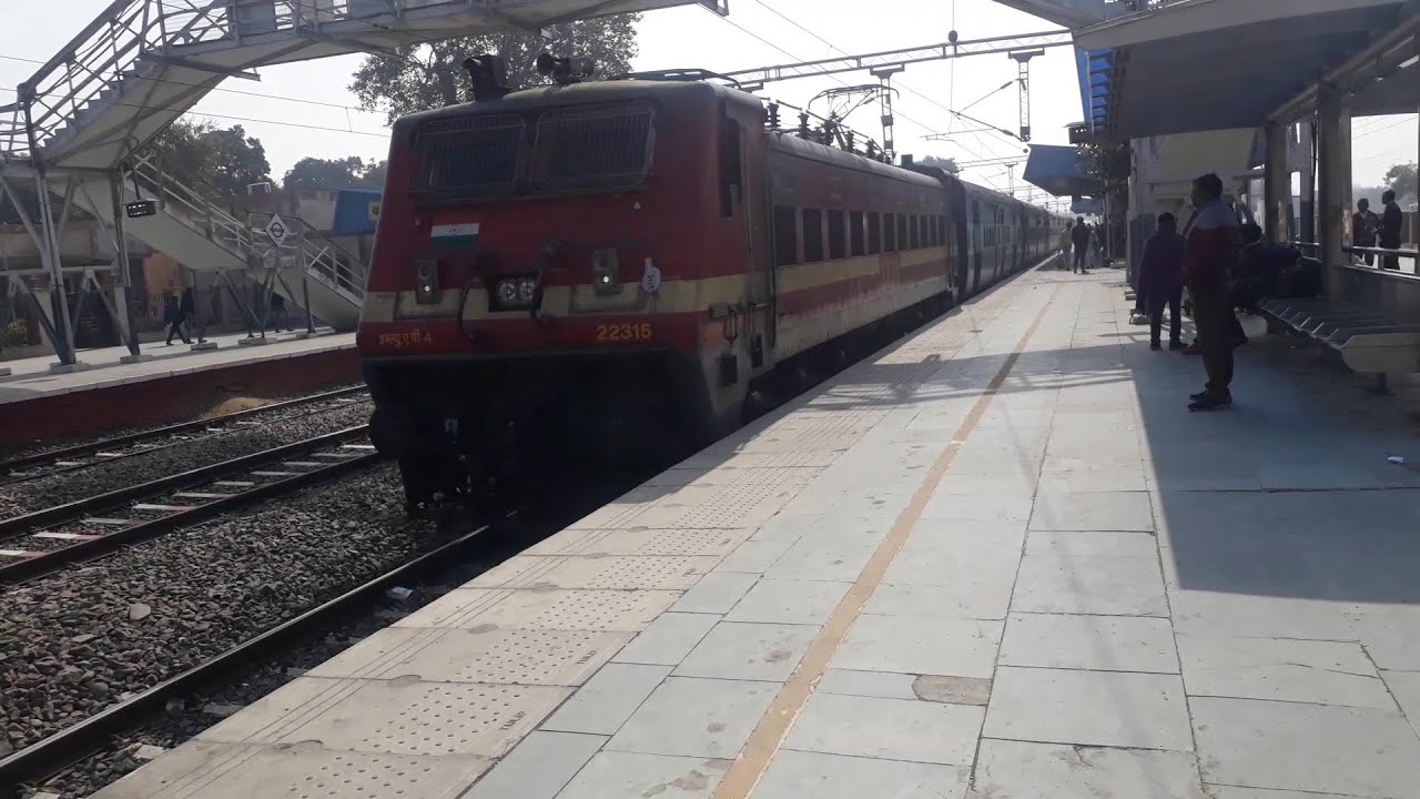 5 Hr Late Running 14218 Paryag Chandigarh Unchahar Exp Arriving Karnal ...