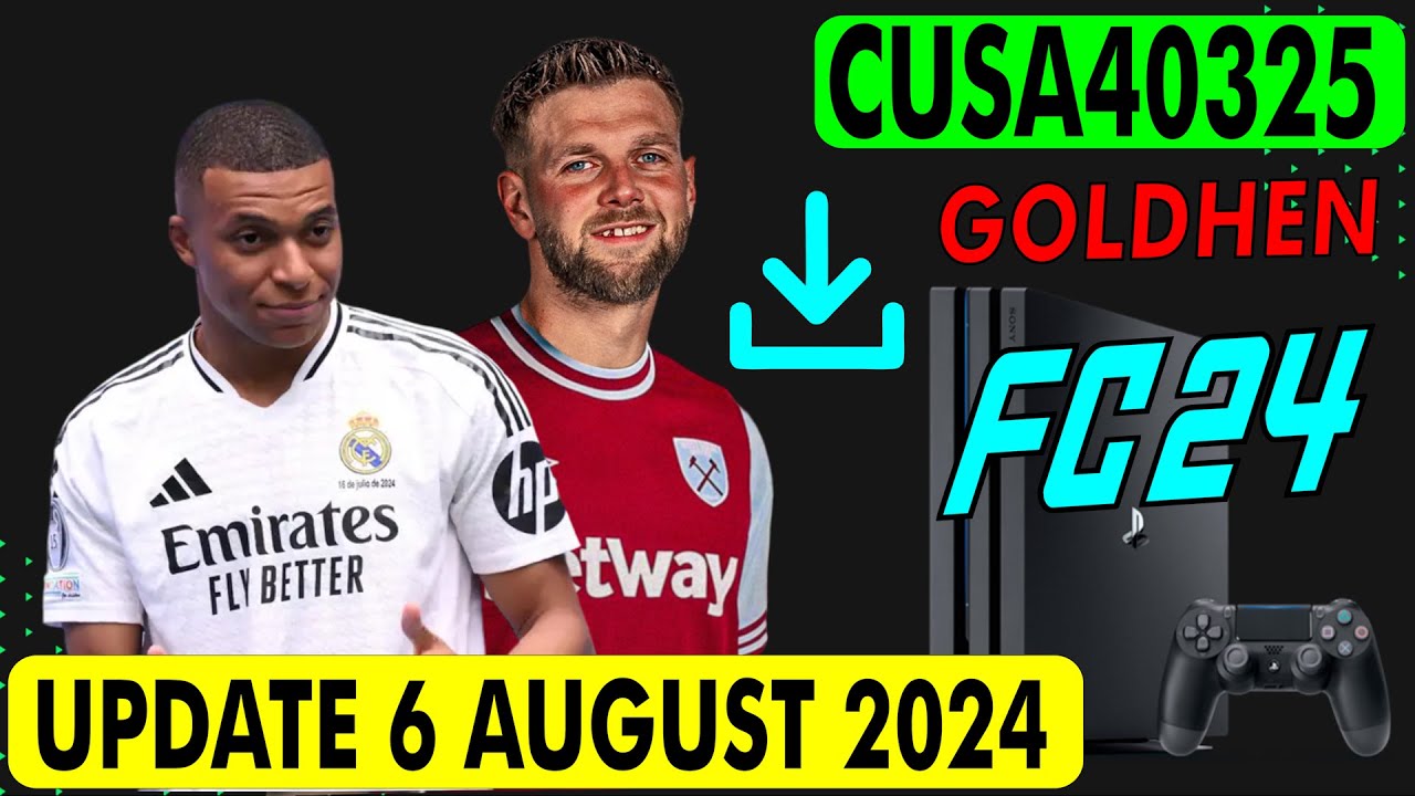 PS4 GOLDHEN EA Sports FC 24 Update Transfers 06 August 2024 CUSA325 ...