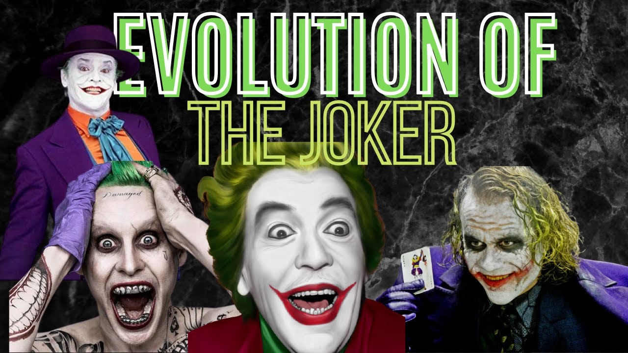 Evolution of The Joker - History Of The Joker - History of Actors Who ...