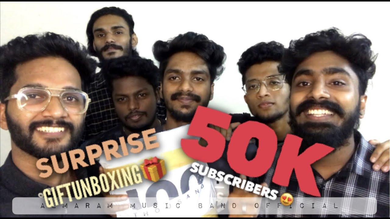 50K Celebration🤩 & Gift Unboxing😍| ALMARAM MUSIC BAND OFFICIAL | - YouTube