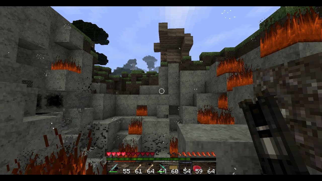MInecraft Monster Apocalypse Part 1 Tyler's view - YouTube