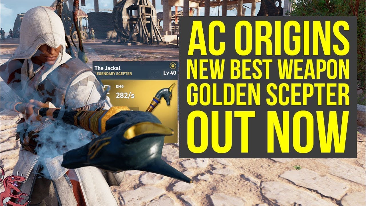Assassin's Creed Origins Best Weapons Golden Scepter OUT NOW - Jackal ...