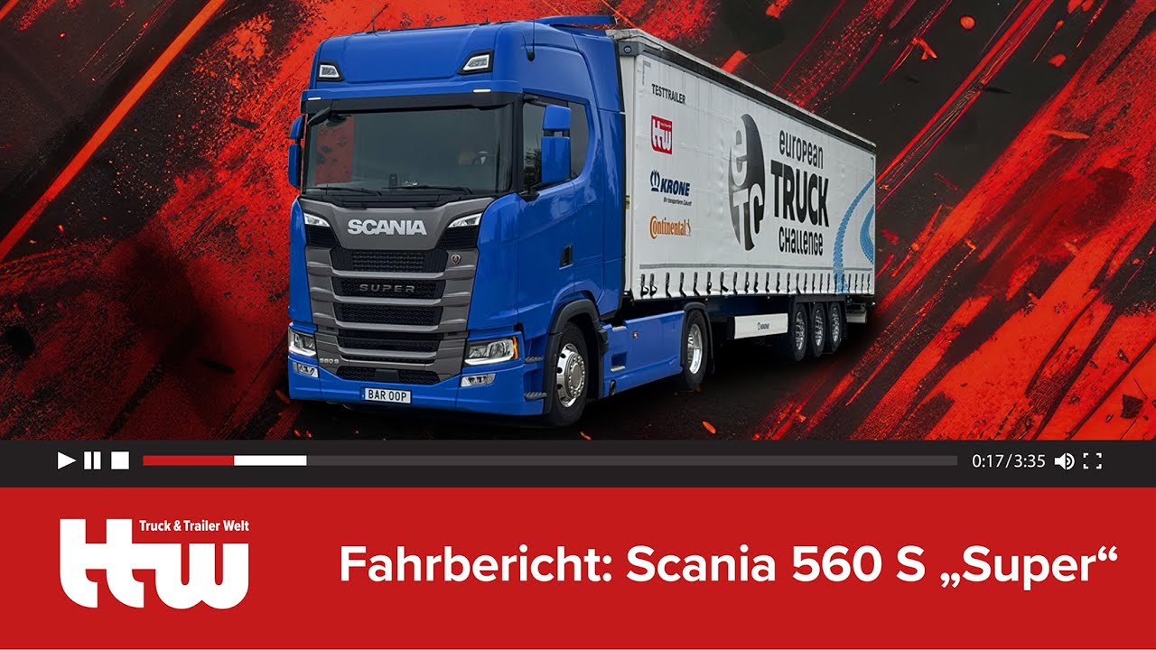 Scania 560 S „Super“ • Fahrbericht • Truck & Trailer Welt - YouTube