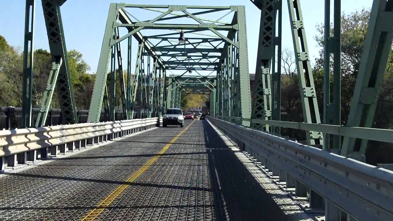 Uhlerstown - Frenchtown Bridge eastbound - YouTube