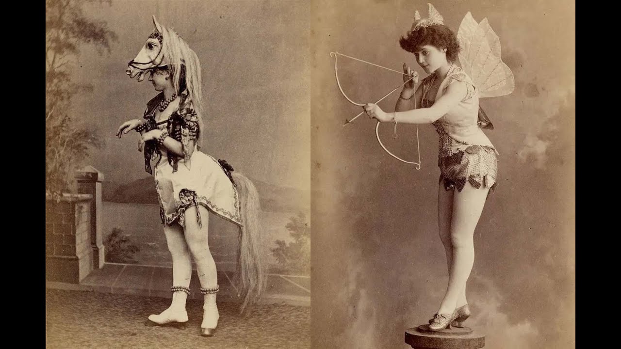 Vintage photos of Victorian burlesque dancers and their elaborate ...