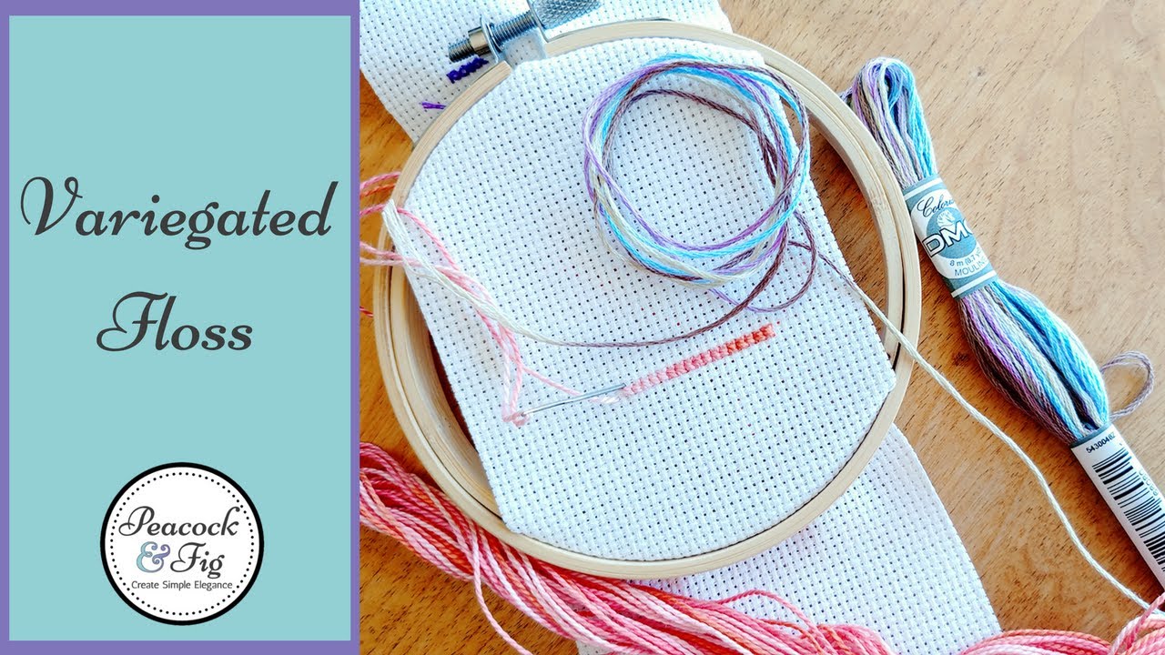 Color variations: how to use variegated threads like Coloris - YouTube