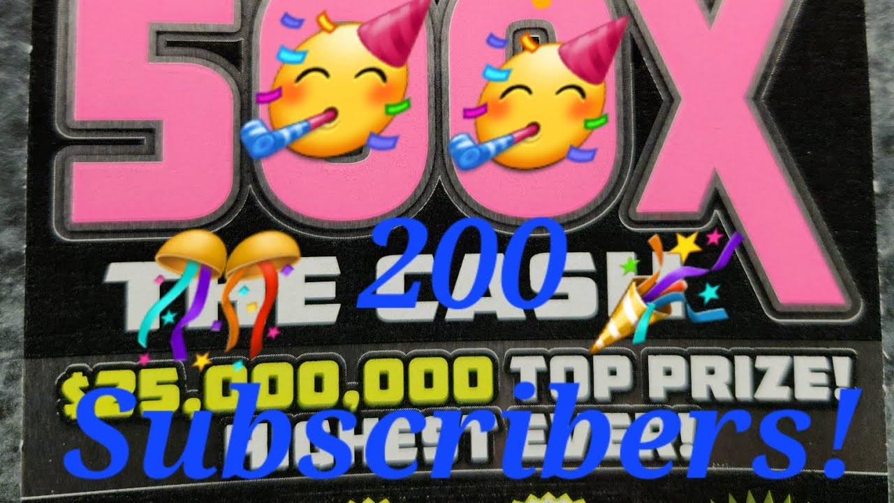 Scratch-off tickets 🥳 500X THE CASH session for reaching 200 ...