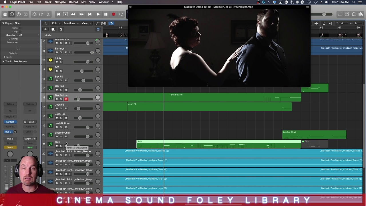 Cinema Sound Foley Library Macbeth 2 Tutorial - YouTube