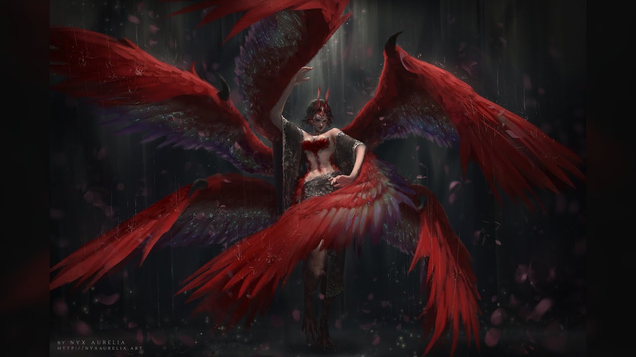 ANGEL - Digital Painting Process - YouTube