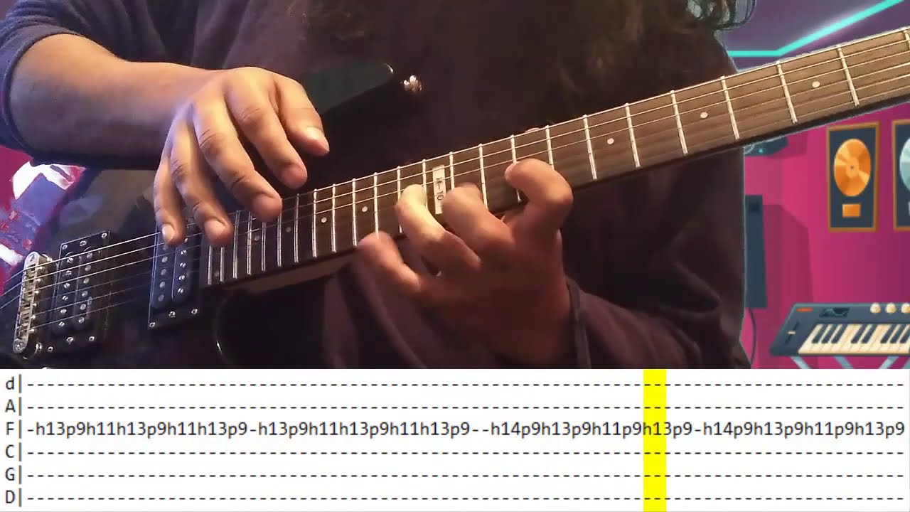 TheDooo - Eclipse [Guitar Slow Cover + Full Tabs] - YouTube