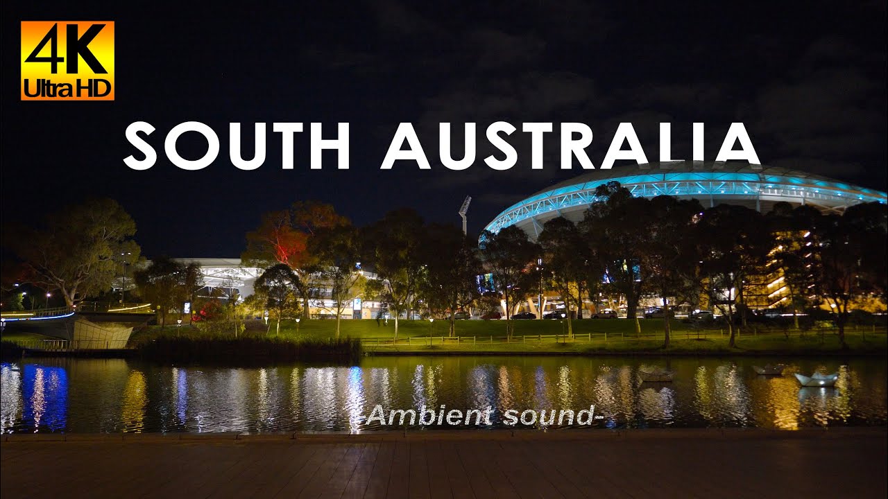 [4K] Adelaide City night scene "Adelaide Oval" - Part1 of 4 | South ...