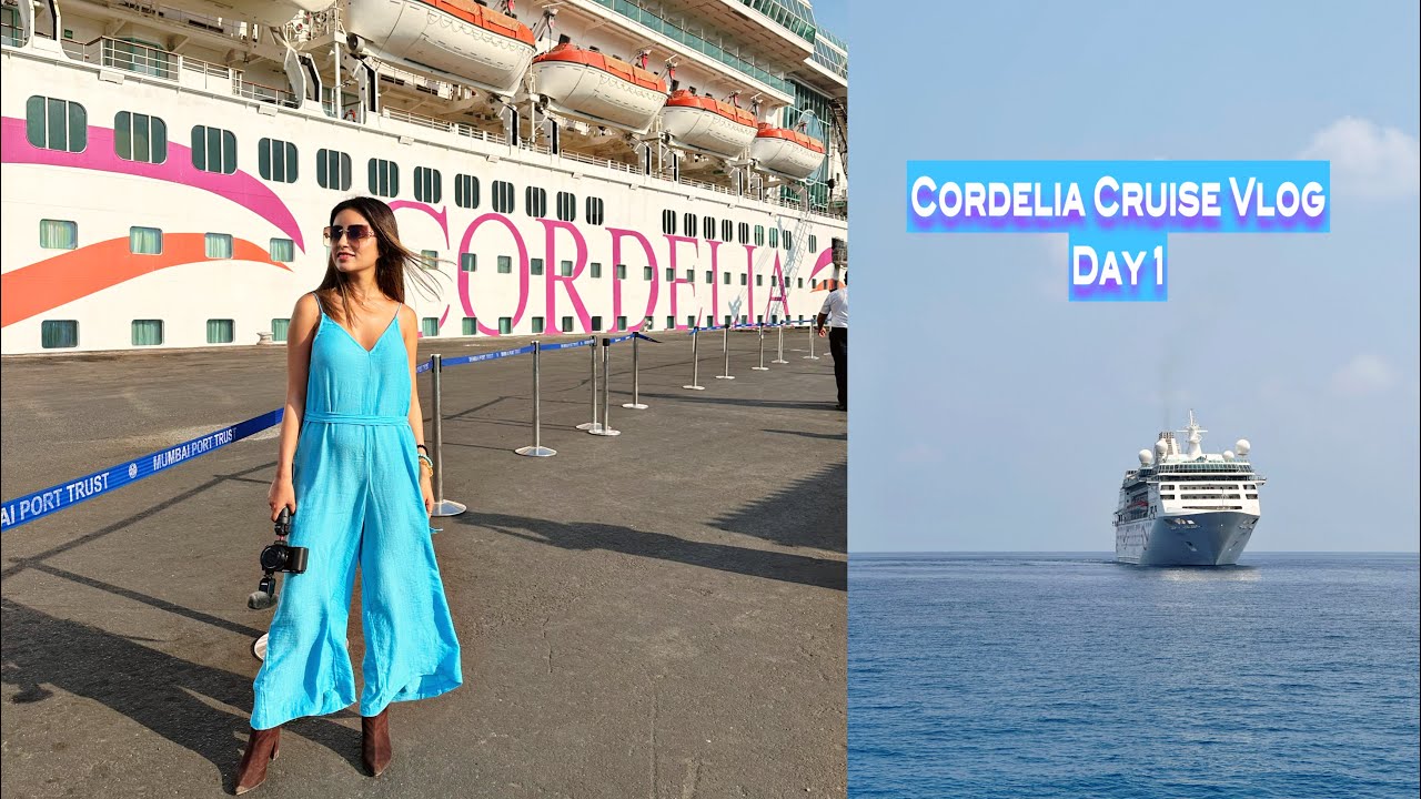 Cordelia Cruise Vlog Day 1 | Boarding the Cruise | Its so massive #cordeliacruise #cruise - YouTube