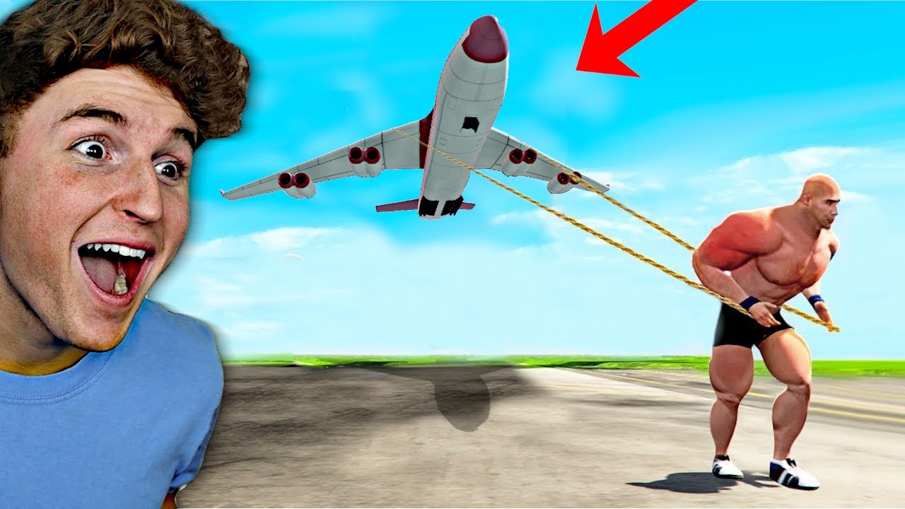 Playing GTA 5 As The Worlds STRONGEST MAN.. (GTA 5 Mods) - YouTube