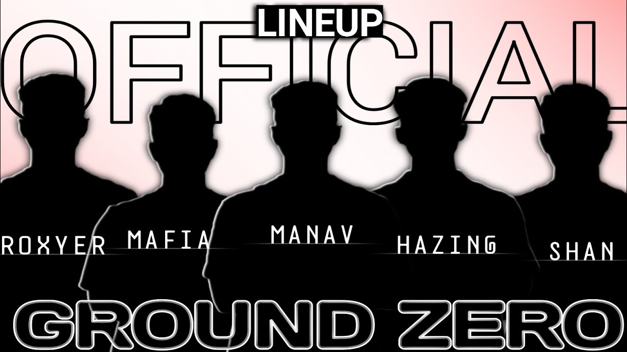 Meet the Titans: GROUND ZERO Esports Roster Reveal 2024 | GZ | ft ...