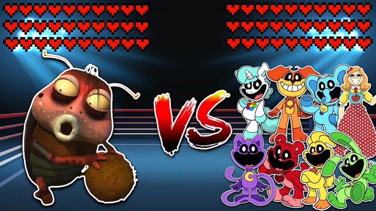 Brown Larva vs 10 Poppy Playtime Characters! Meme battle - YouTube