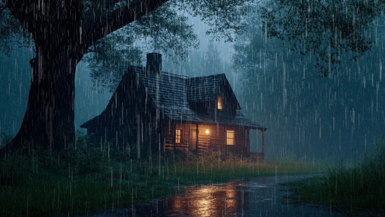 Calm Rain in the Forest Night – Peaceful Ambience for Deep Relaxation ...