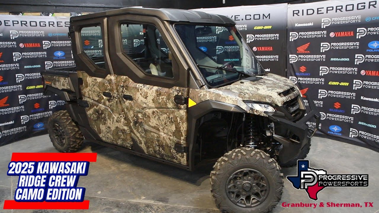 NEW 2025 KAWASAKI RIDGE CREW Side by Side UTV For Sale In Sherman, TX ...
