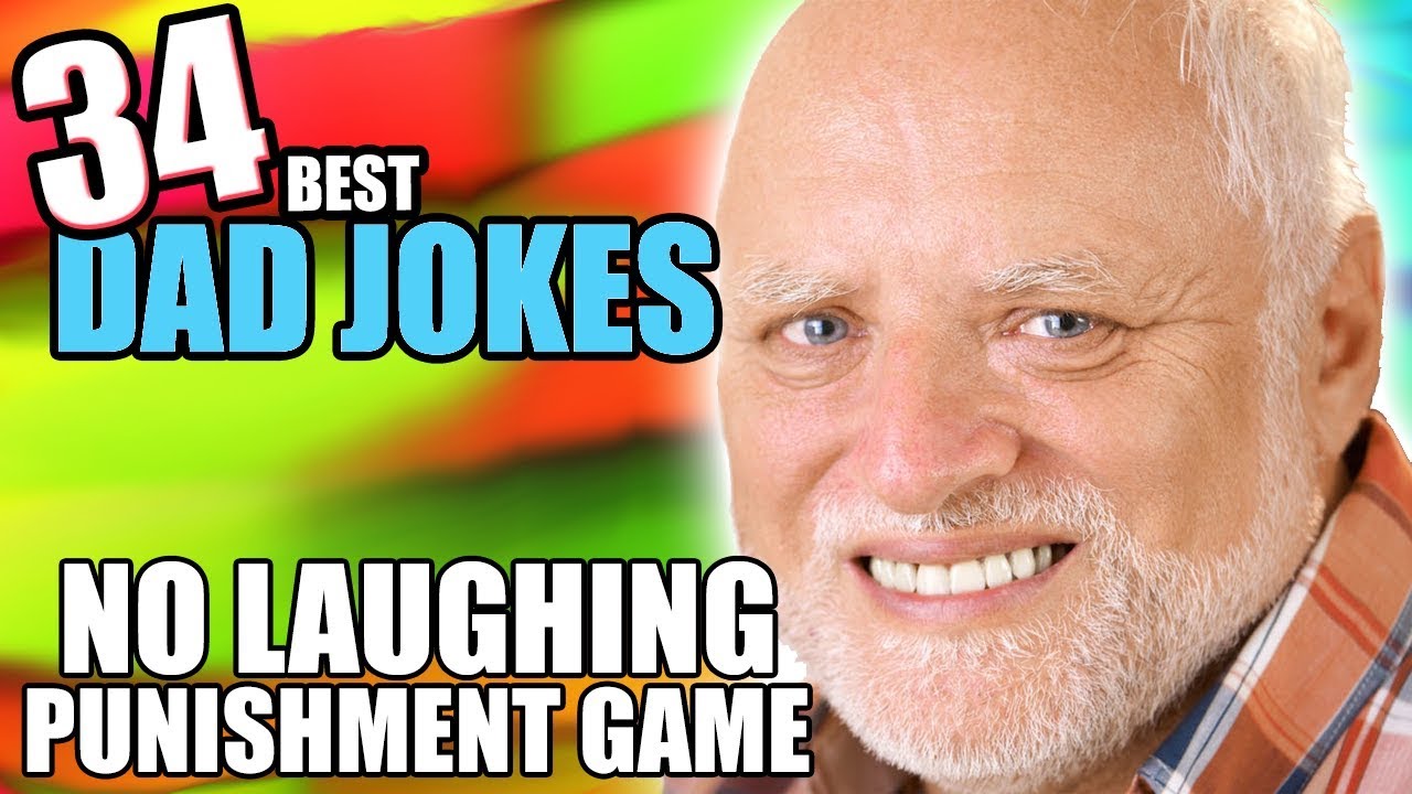 34 BEST DAD JOKES - NO LAUGHING GAME - YouTube