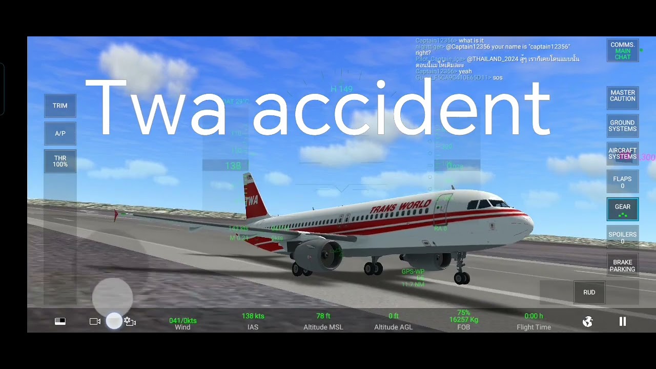twa a320 rfs - YouTube