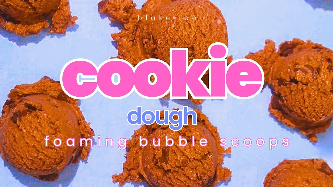 How to Make Cookie Dough Foaming Bubble Scoops (Solid Bubble Bath) - YouTube