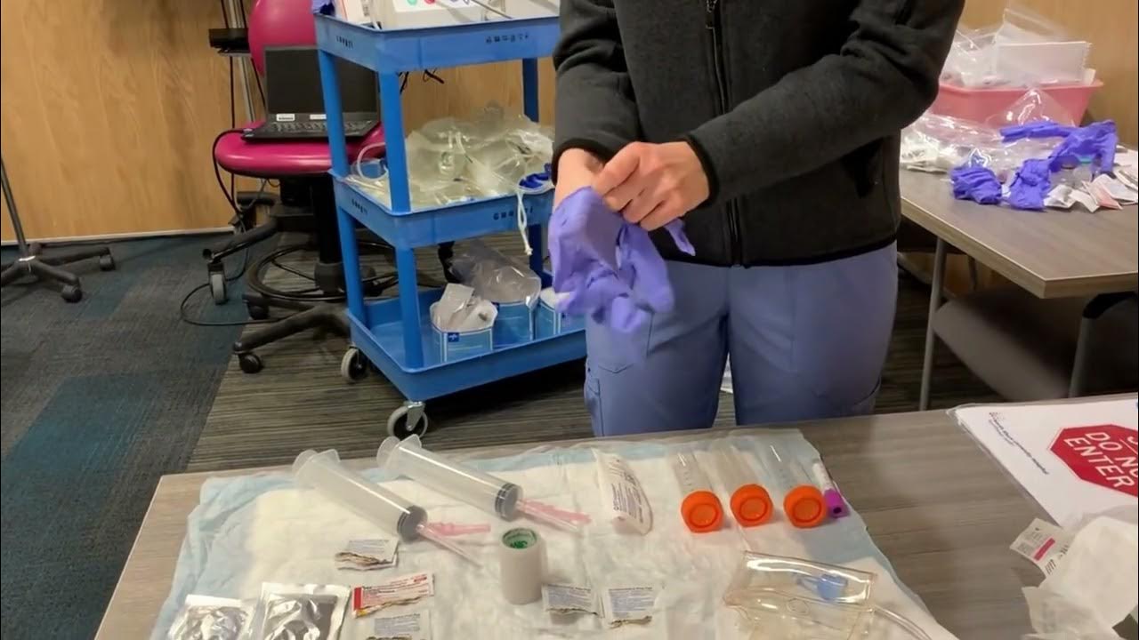 Peritoneal Dialysis: Collecting an Effluent Sample - YouTube