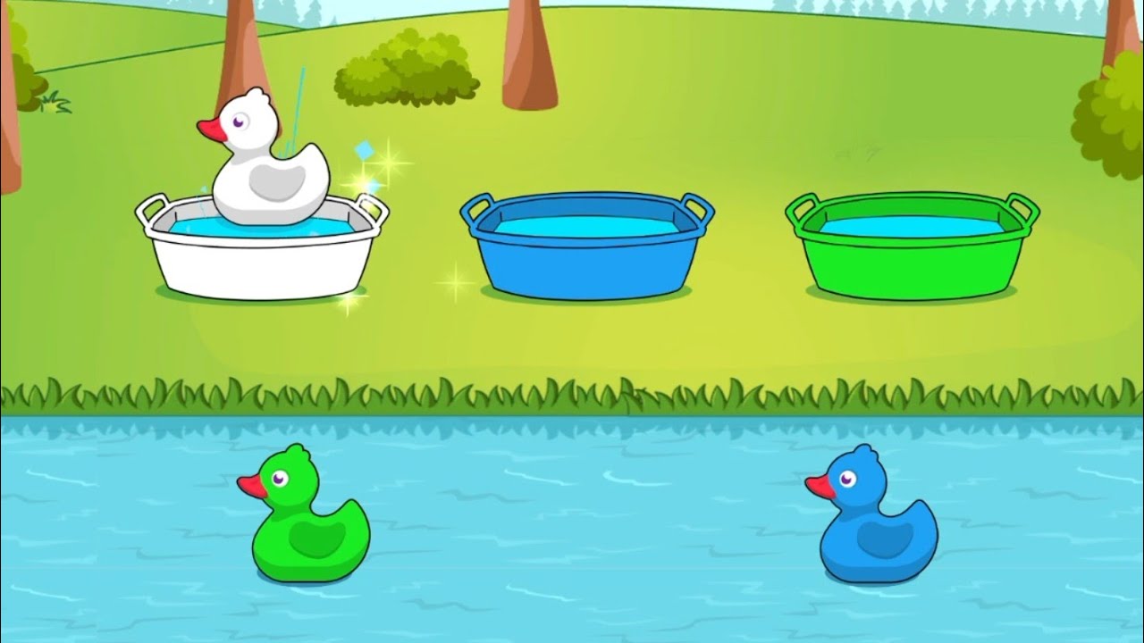 What color duck am I? | colors Duck Game for Kids | Learning color ...