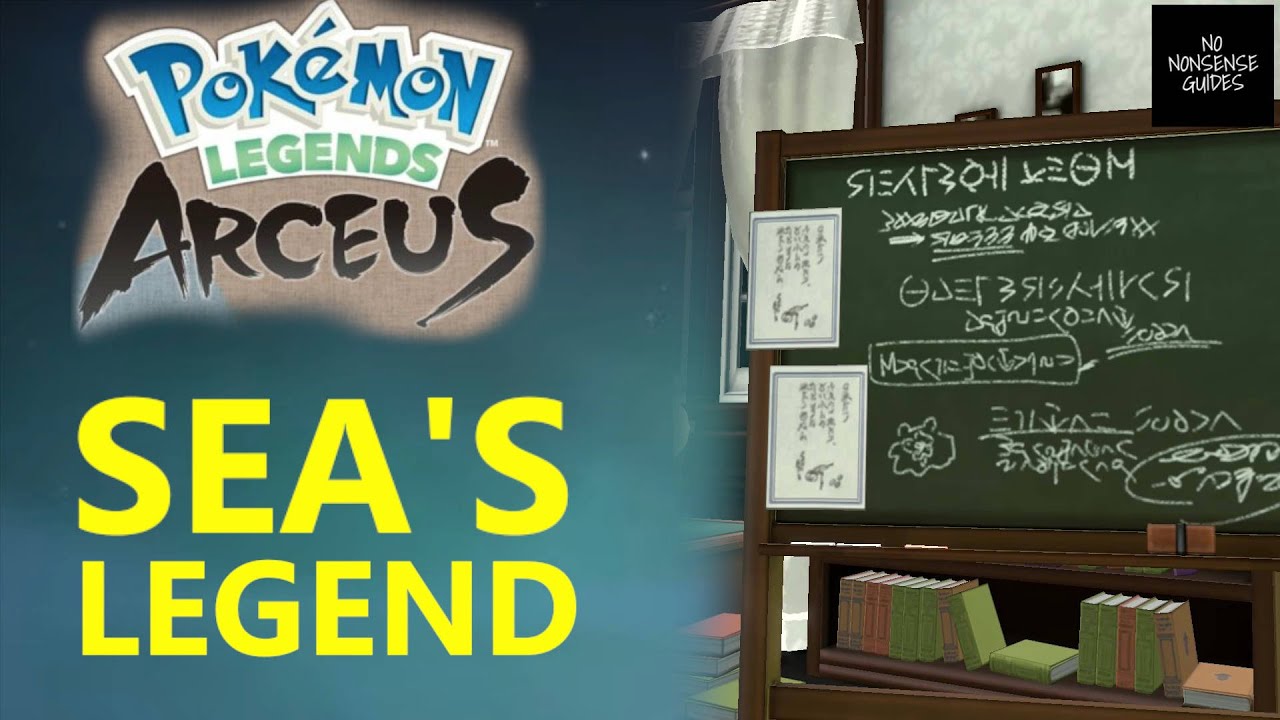 Sea's Legend - Pokemon Legends Arceus - Where to find Pokemon Professor ...