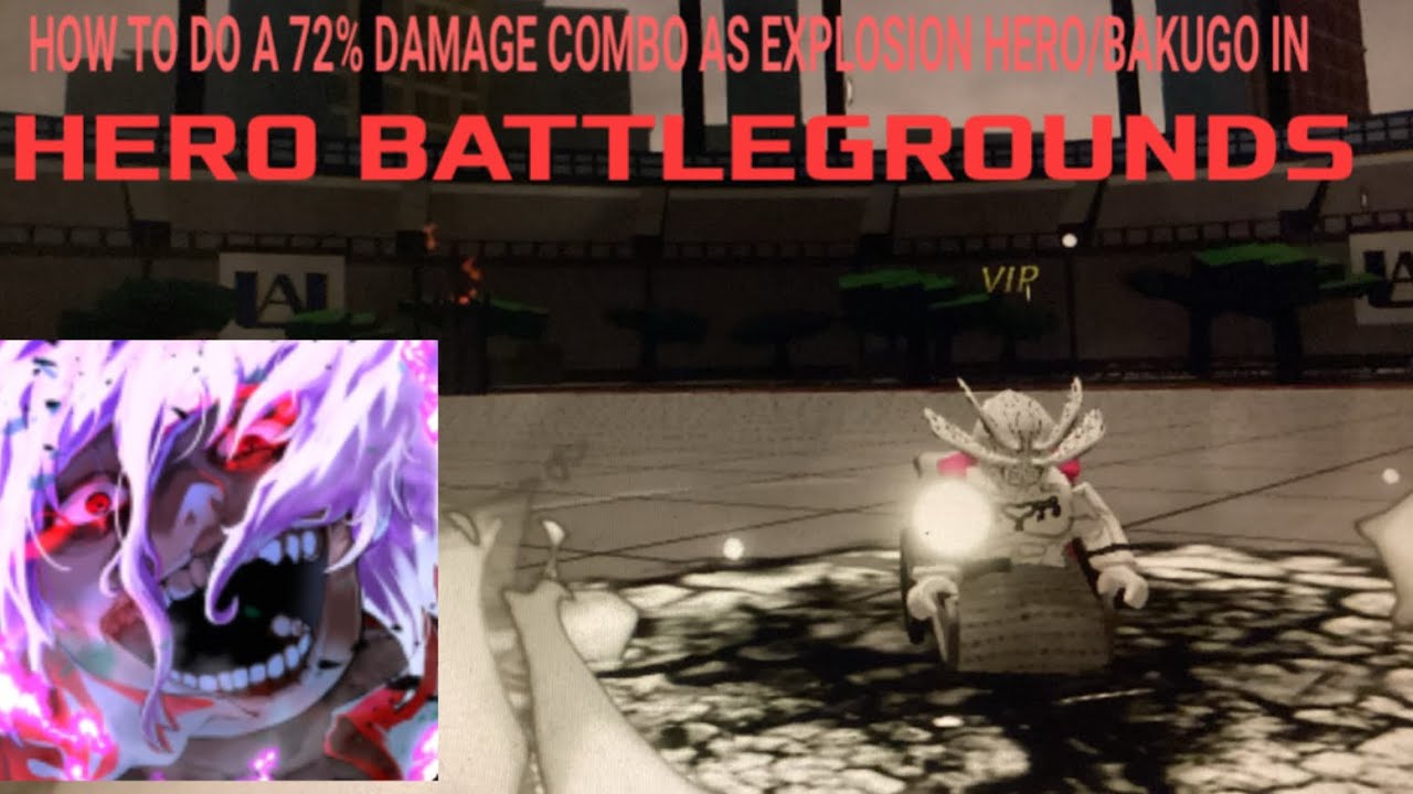 HOW TO DO A 72% DAMAGE COMBO WITH EXPLOSION HERO/ BAKUGO IN HERO ...