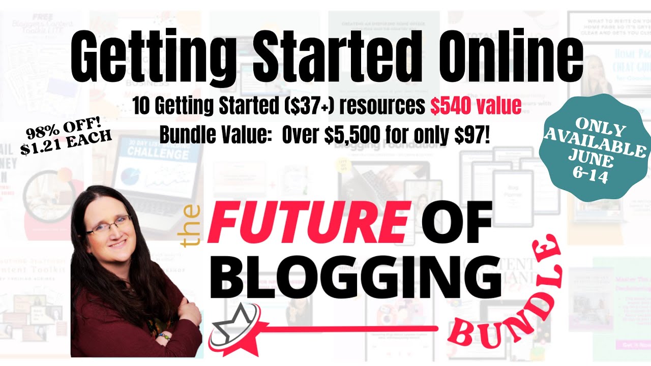 10 Get Started Blogging resources ($540 value) for about $1.21 each in ...
