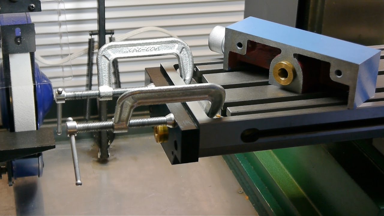 Big Table with Power Feed for Sieg X3 Mill - YouTube