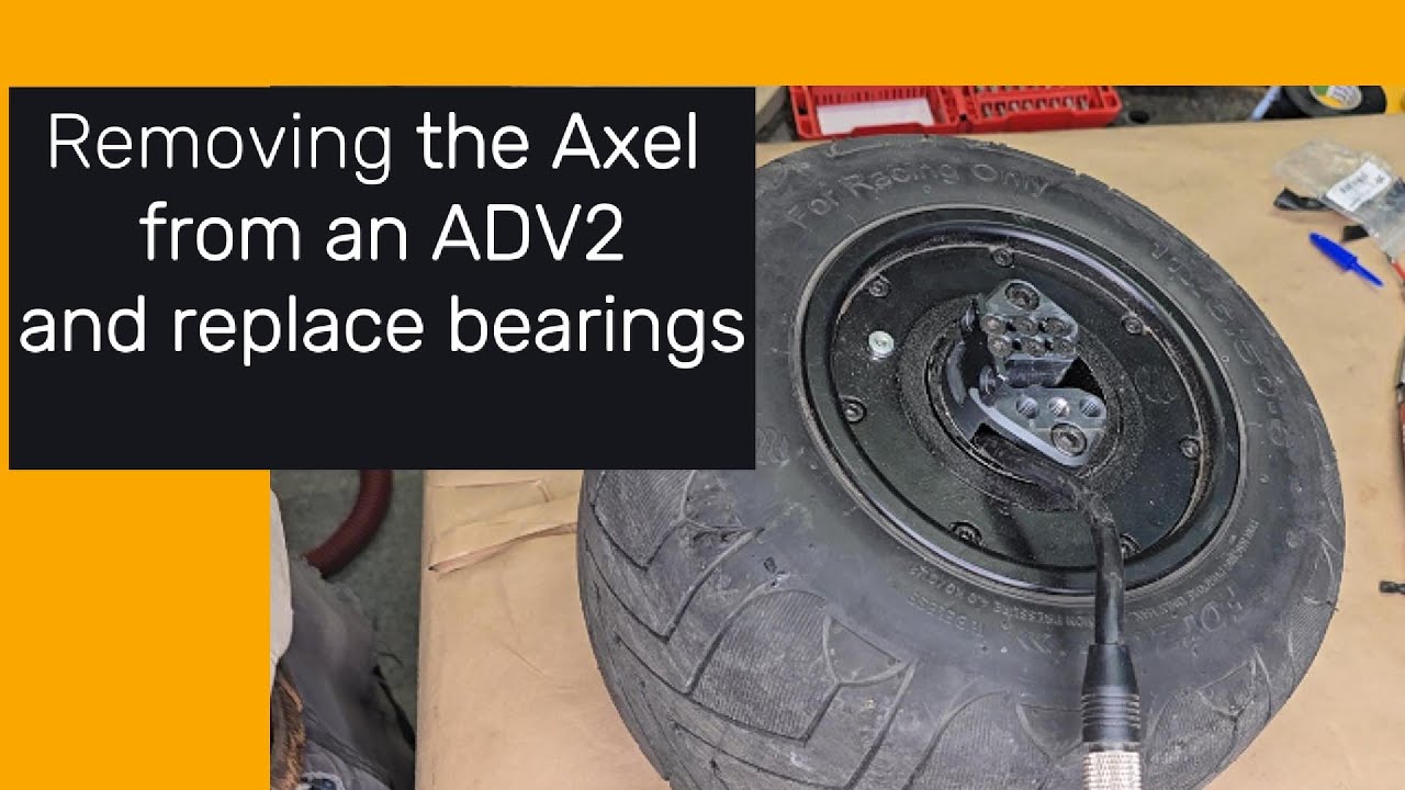 Pull apart Axel assembly ADV2 replace bearings - YouTube