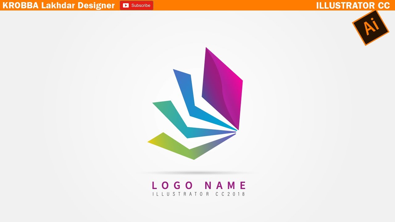 BOOK LOGO in Adobe Illustrator CC #28 - YouTube