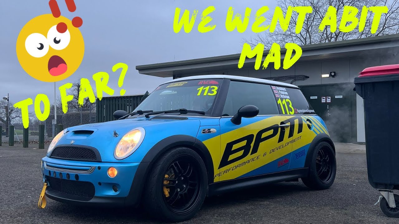 Budget Mini R53 Track Car gets a RACE LIVERY! - YouTube
