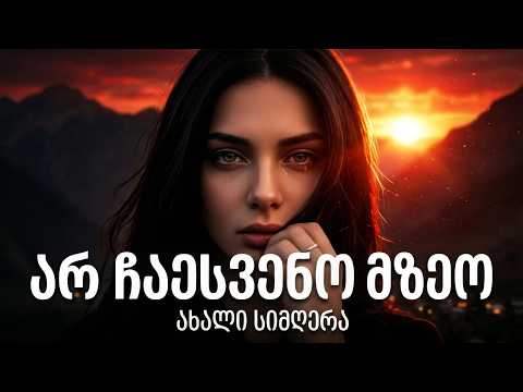 არ ჩაესვენო მზეო | ახალი ქართული სიმღერა ☀️| Qartuli Simgerebi | ქართული სიმღერები