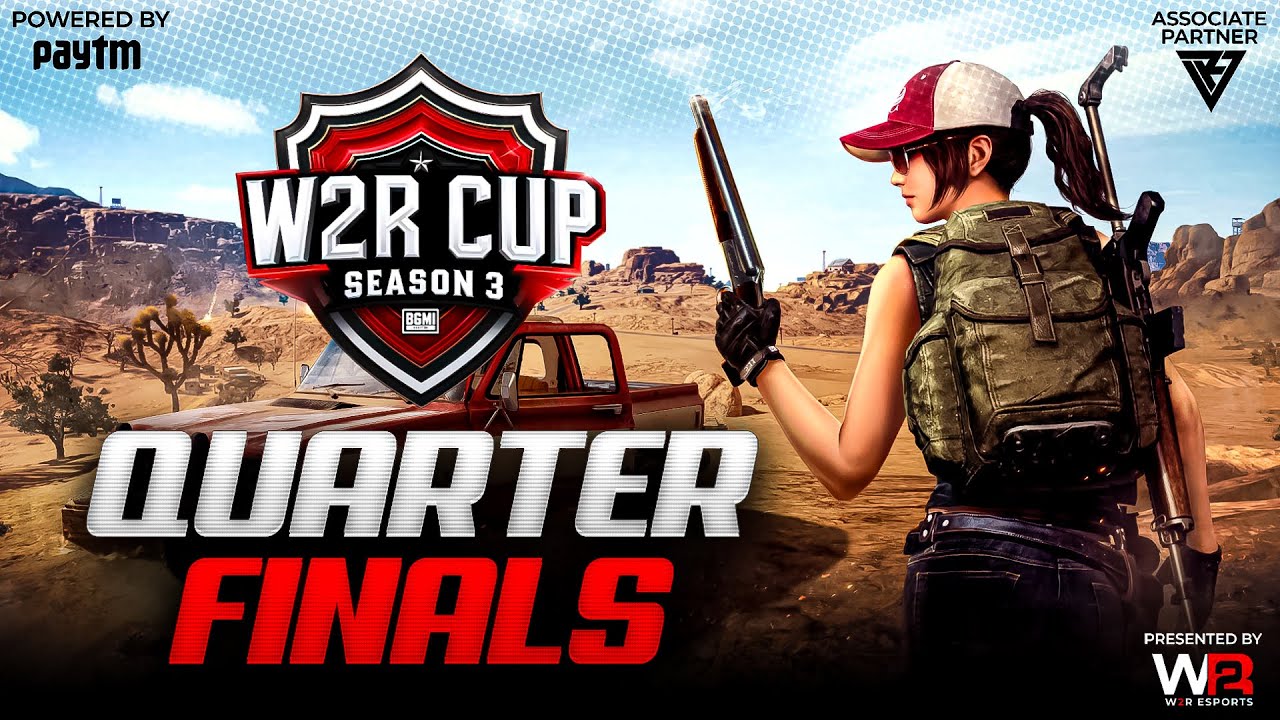 W2R CUP Season 3 - Quarter || @W2R.ESPORTS || @paytm || - YouTube