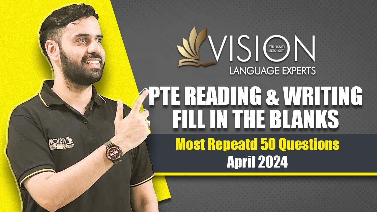 PTE Reading & Writing Fill in the Blanks | Real Exam Predictions April ...