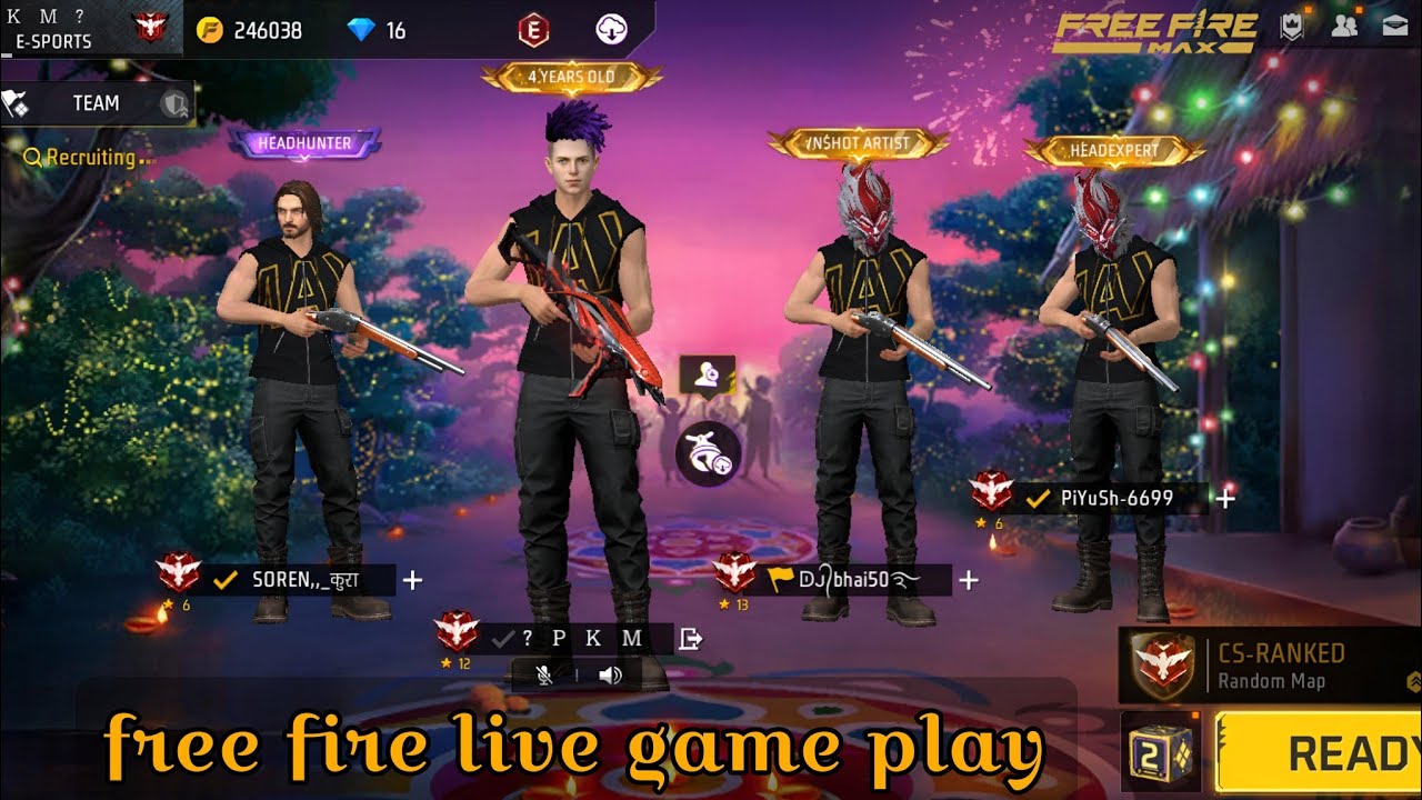 Free Fire Game Live Gam PLAY - YouTube