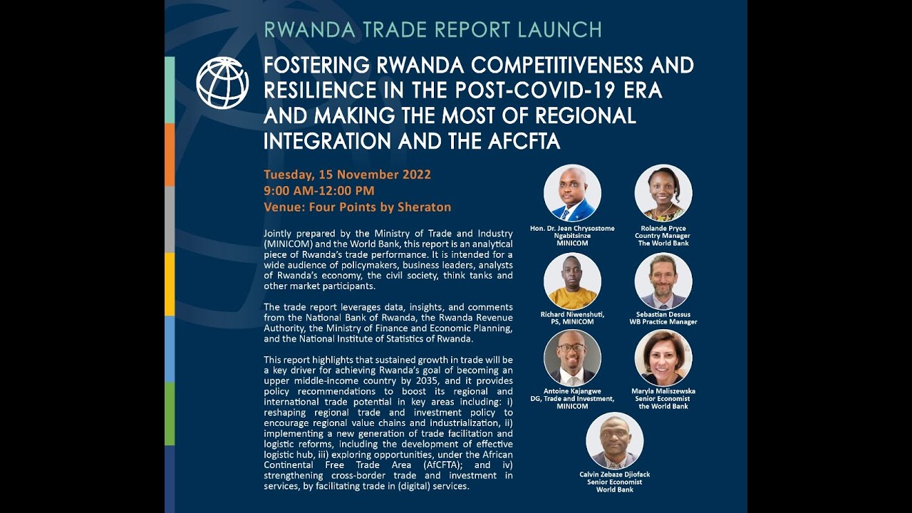 Launch of the Rwanda Trade Report - YouTube