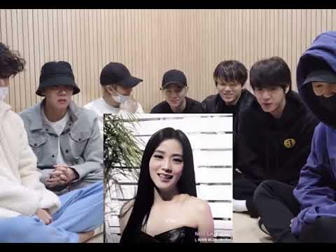 BTS reaction to Jisoo’s edits. . (Fake vid)