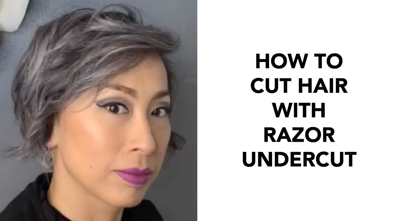 How to Cut Hair With Razor Undercut - YouTube