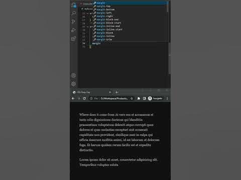 Creating Drop Caps in HTML and CSS #shorts - YouTube