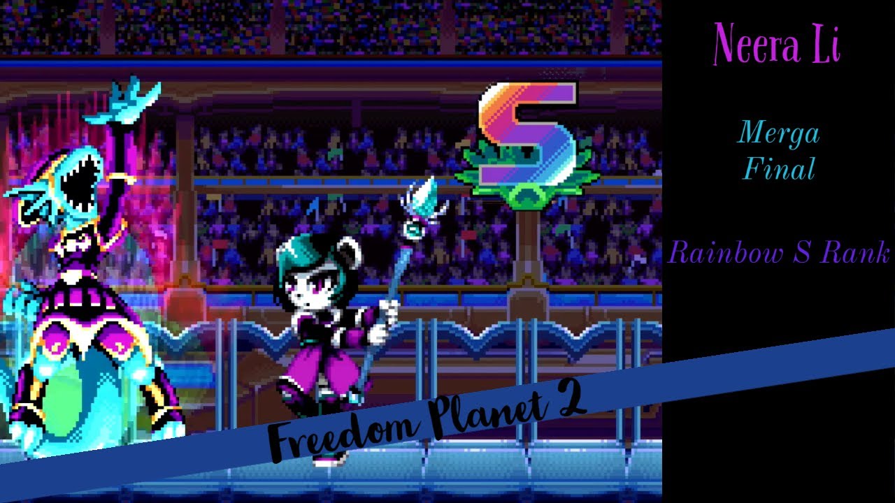 Freedom Planet 2 - The Battlesphere -- Merga (Final): Rainbow S with ...