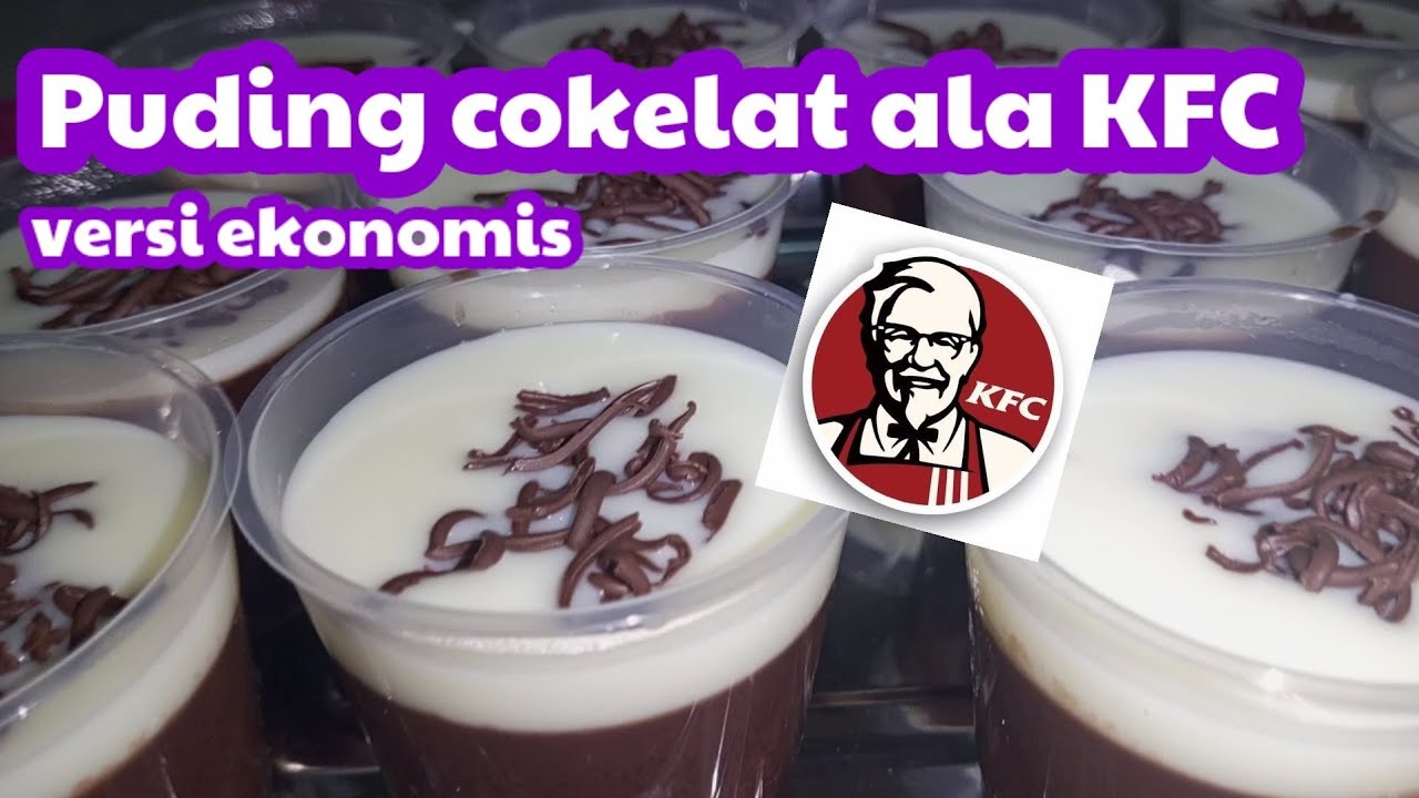 PUDING COKELAT ALA KFC || PUDING COKELAT VLA VANILA || LUMER DI MULUT - YouTube