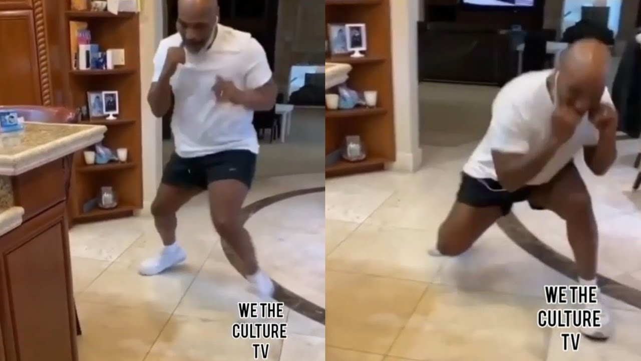 At 53 yrs Mike Tyson still got the footwork and head movement that made ...