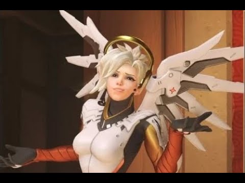 Mercy one trick gets carried on tank - YouTube