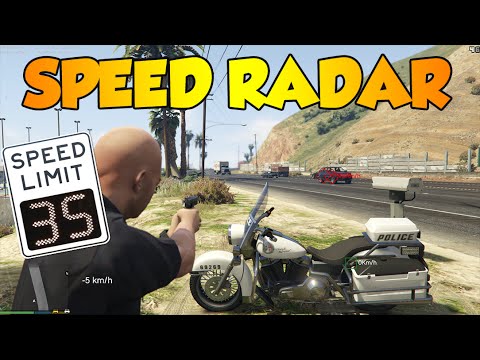 GTA 5 PC MODS - SPEED RADAR - YouTube