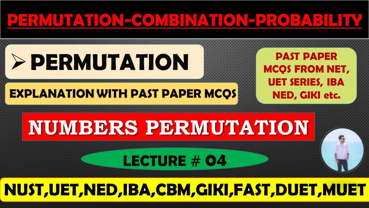 NUMBERS PERMUTATION | DIGITS ARRANGEMENT | NUMBERS ARRANGEMENT | PAST ...