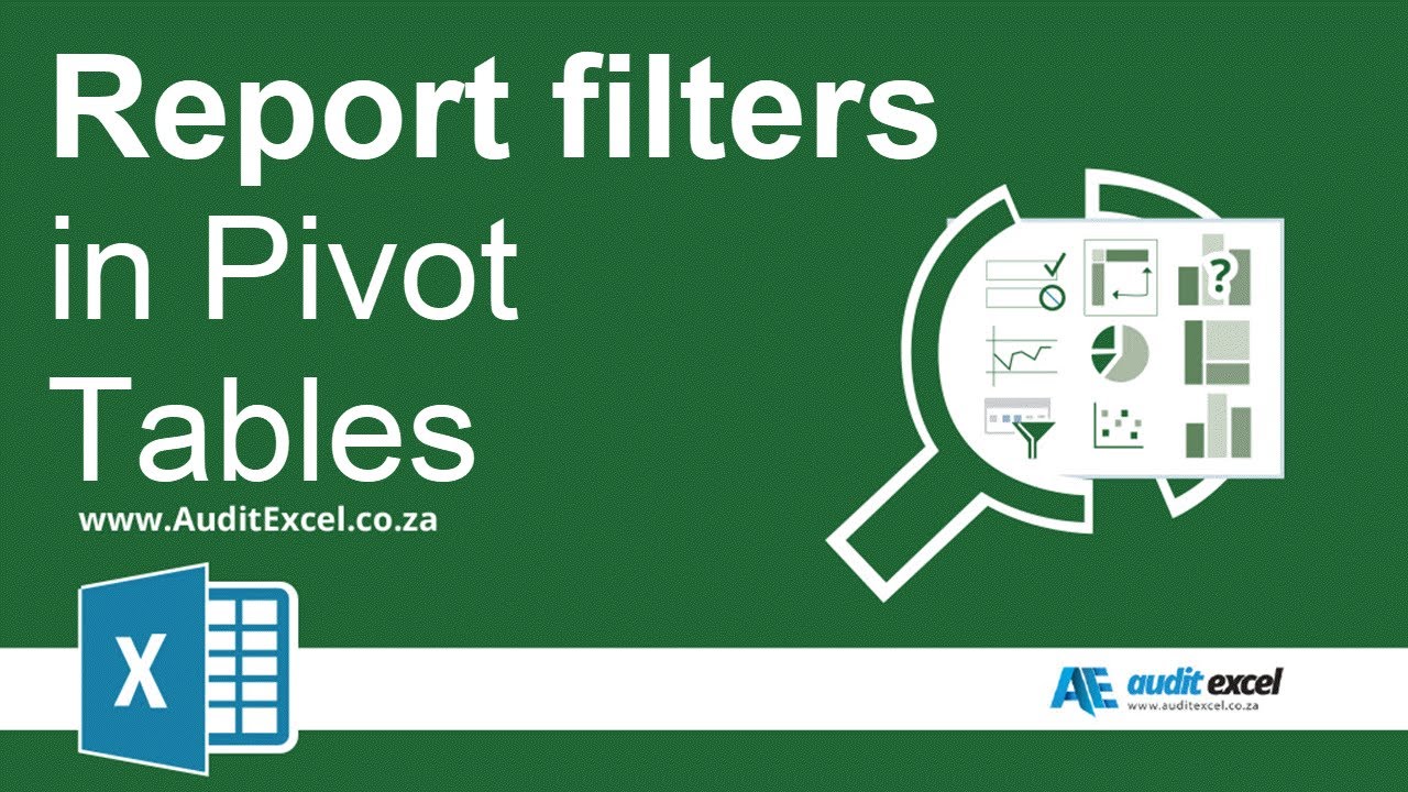 Report filter- filter whole Pivot Table to selected item - YouTube